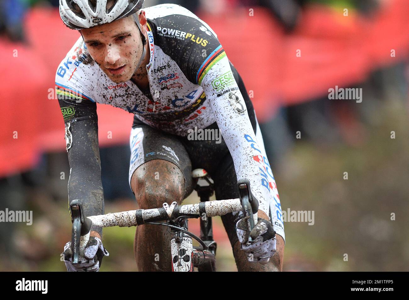 20131222 - NAMUR, BELGIUM: Belgian Niels Albert in action during the ...