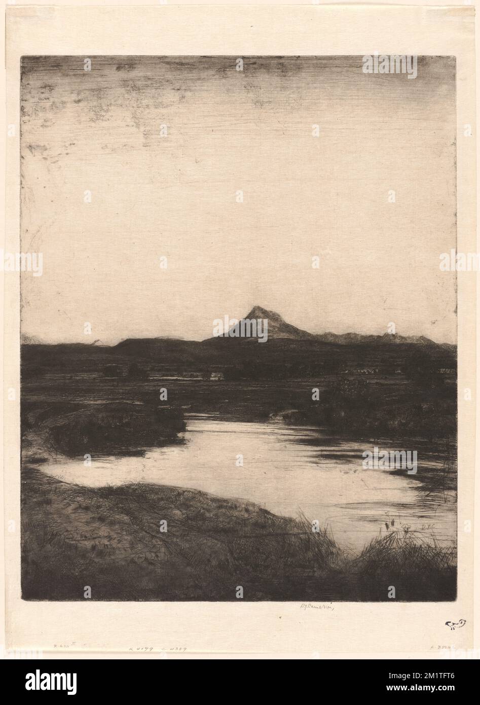 Ben Ledi , Lakes & ponds, Mountains. Sir David Young Cameron (1865-1945 ...