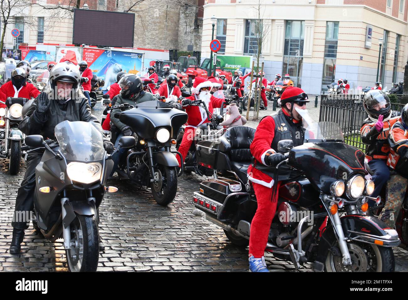 20131229 - BRUSSELS, BELGIUM: Illustration picture shows Harley ...