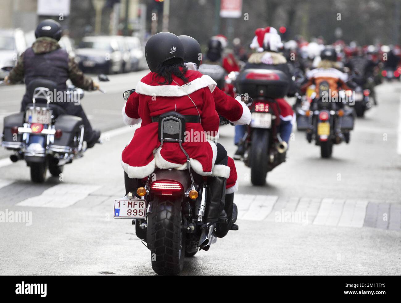 20131229 - BRUSSELS, BELGIUM: Illustration picture shows Harley ...