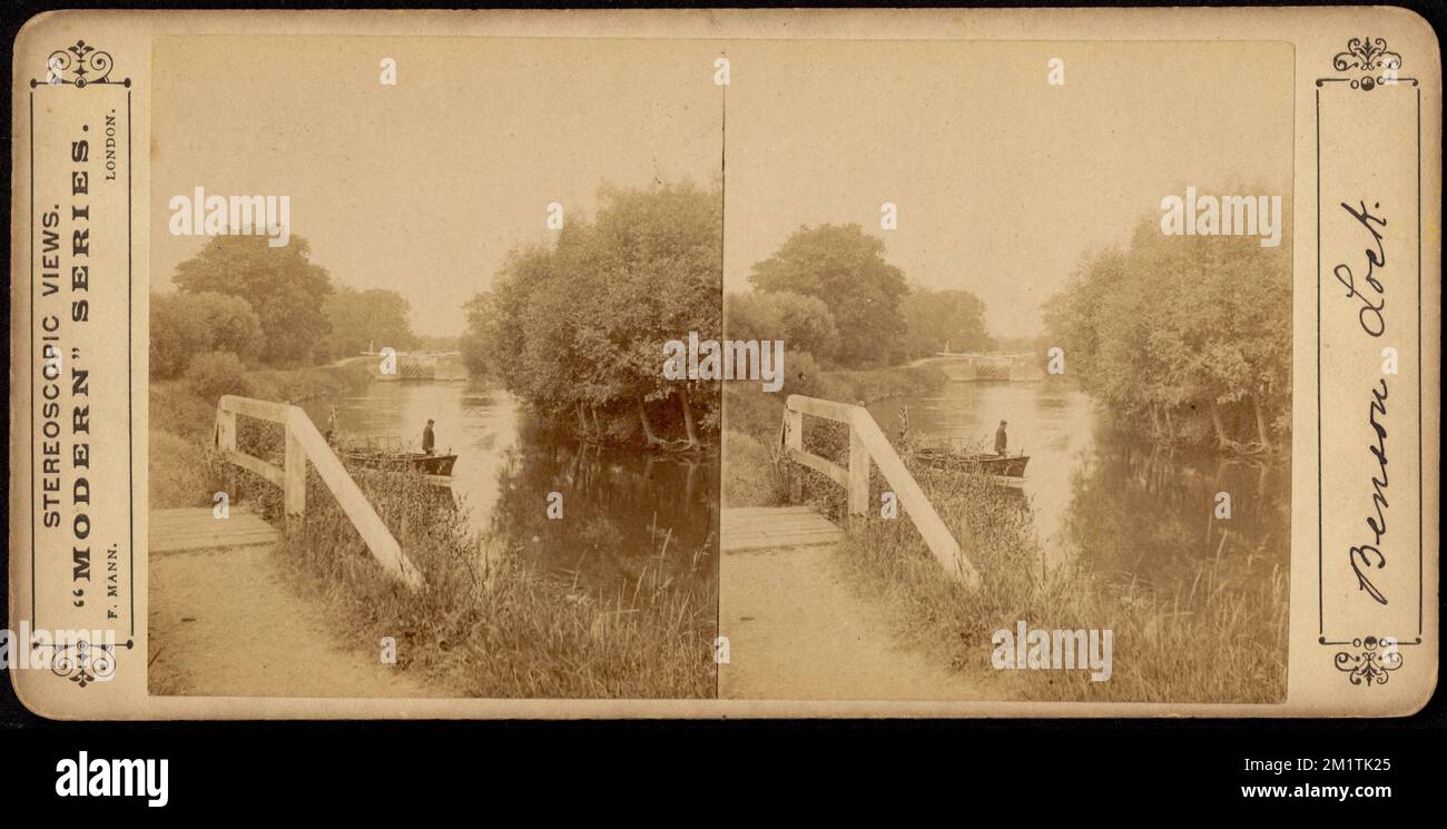 Benson Lock , Trails & paths, Bodies of water Stock Photo - Alamy