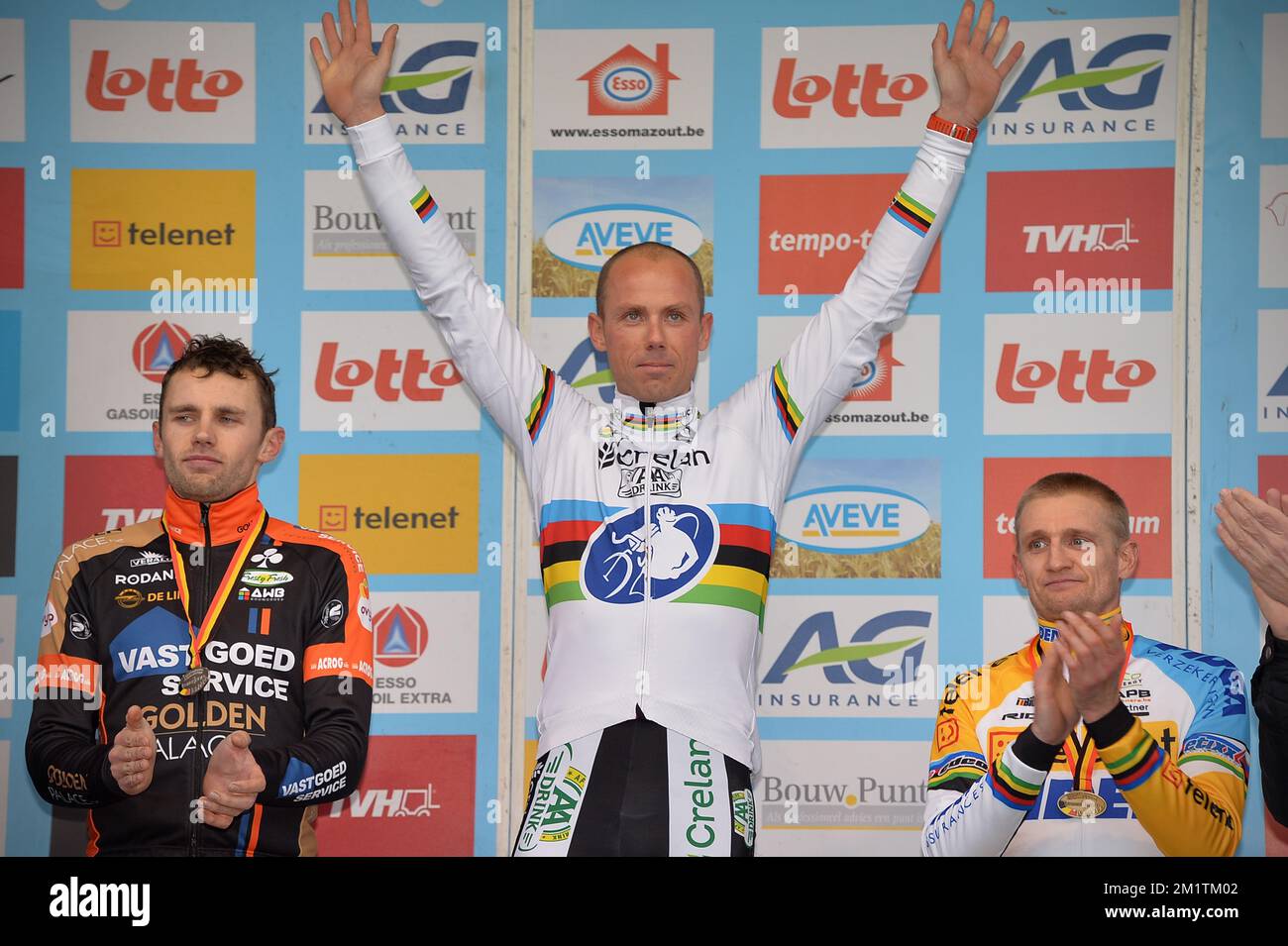 20140112 - WAREGEM, BELGIUM: Belgian Rob Peeters, Belgian world ...