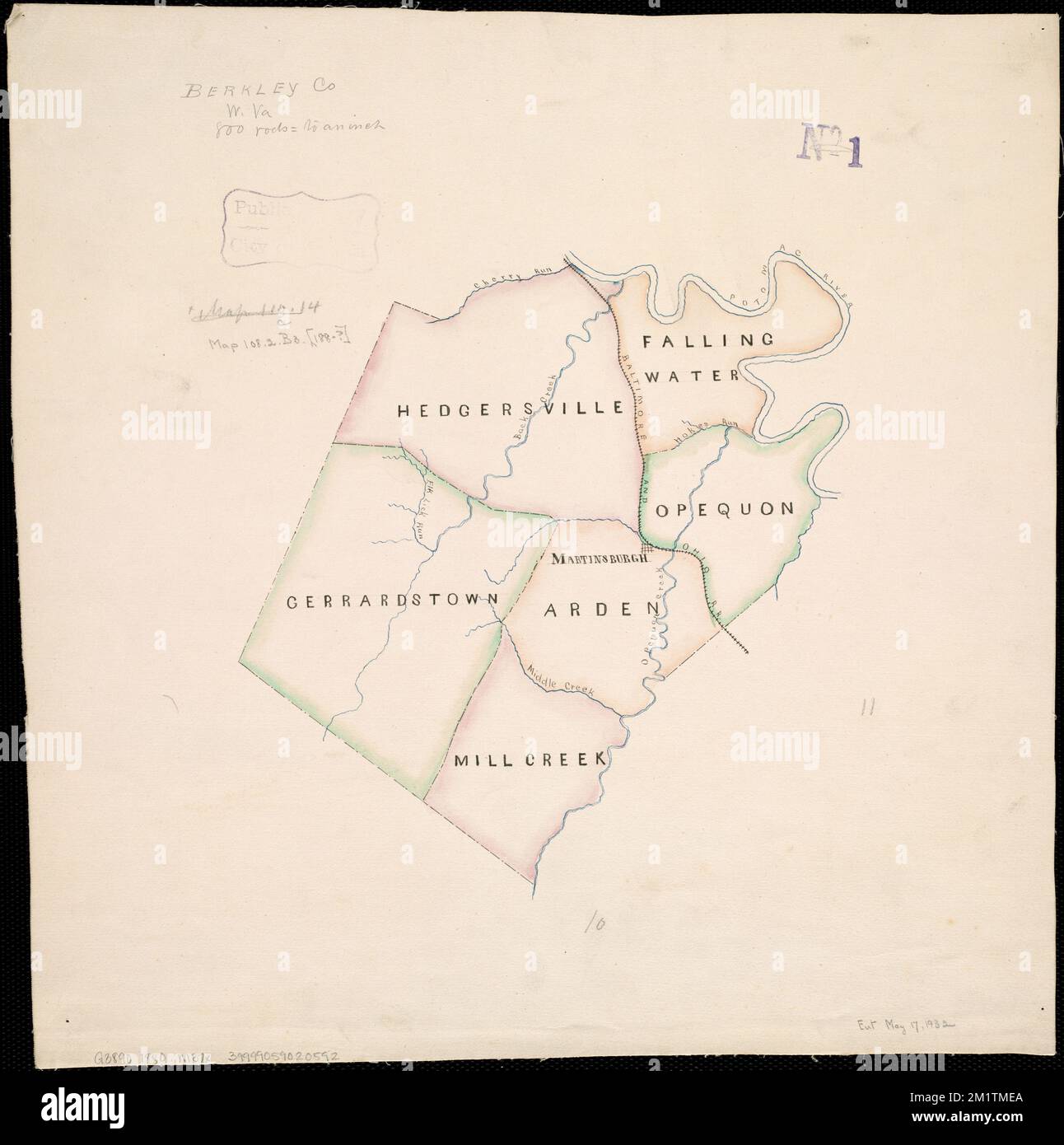 Berkley Co., W. Va , Berkeley County W. Va., Maps Norman B. Leventhal ...