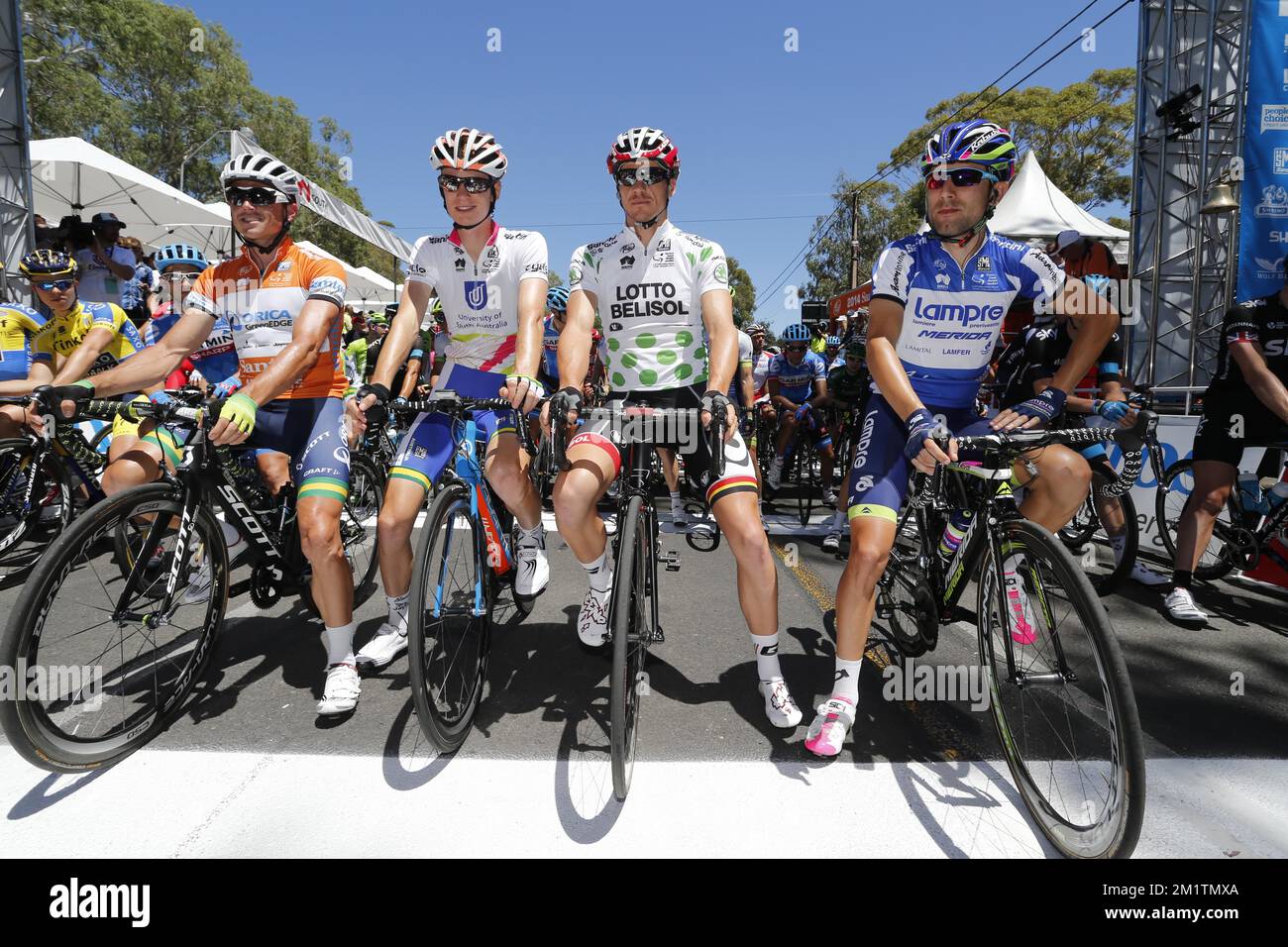 20140126 - ADELAIDE, AUSTRALIA: Australian Simon Gerrans of Orica ...