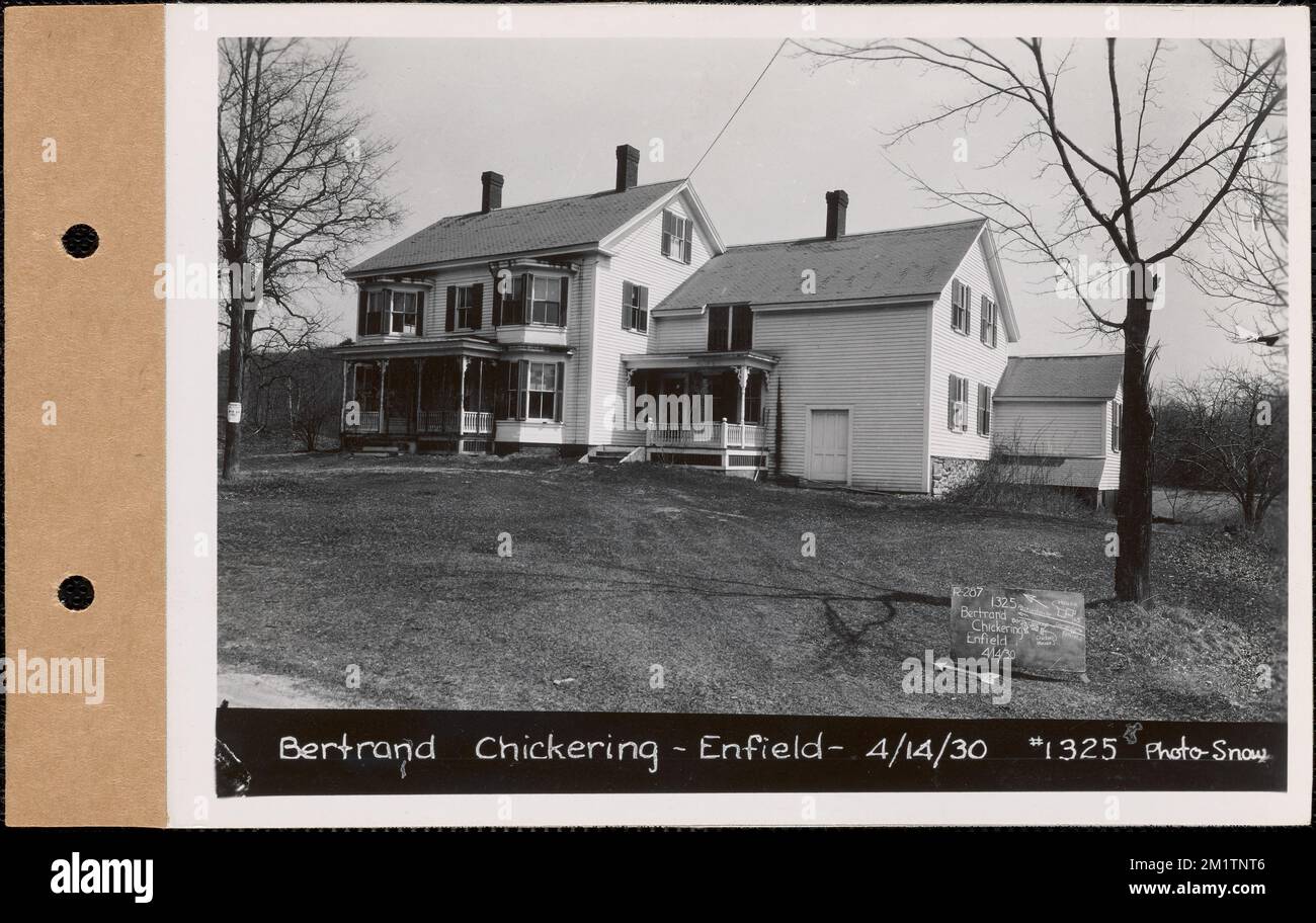 Bertrand Chickering, house, Enfield, Mass., Apr. 14, 1930 : Parcel no ...