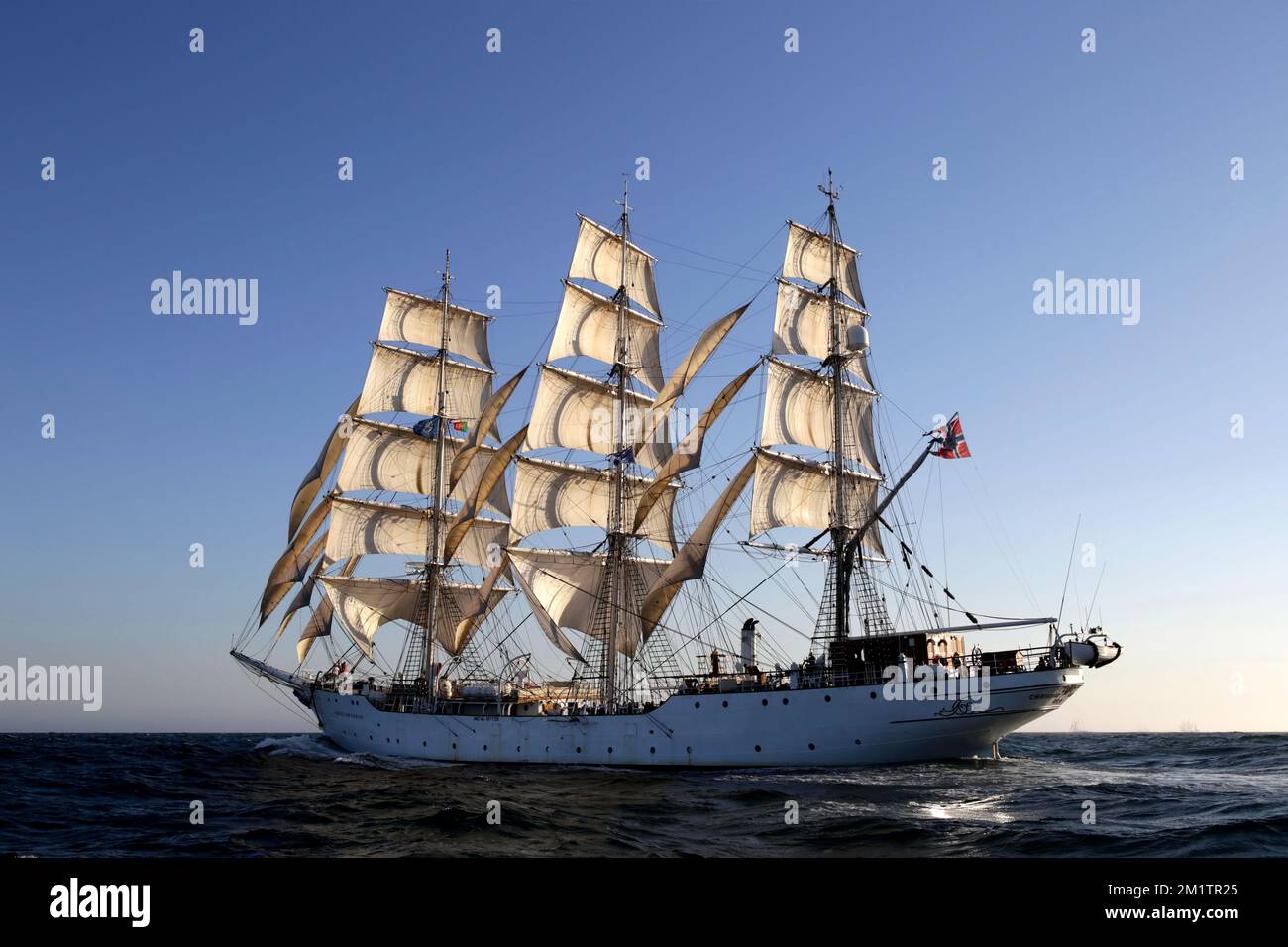 Norwegian tall ship Christian Radich, Lisbon, 2016 Stock Photo - Alamy