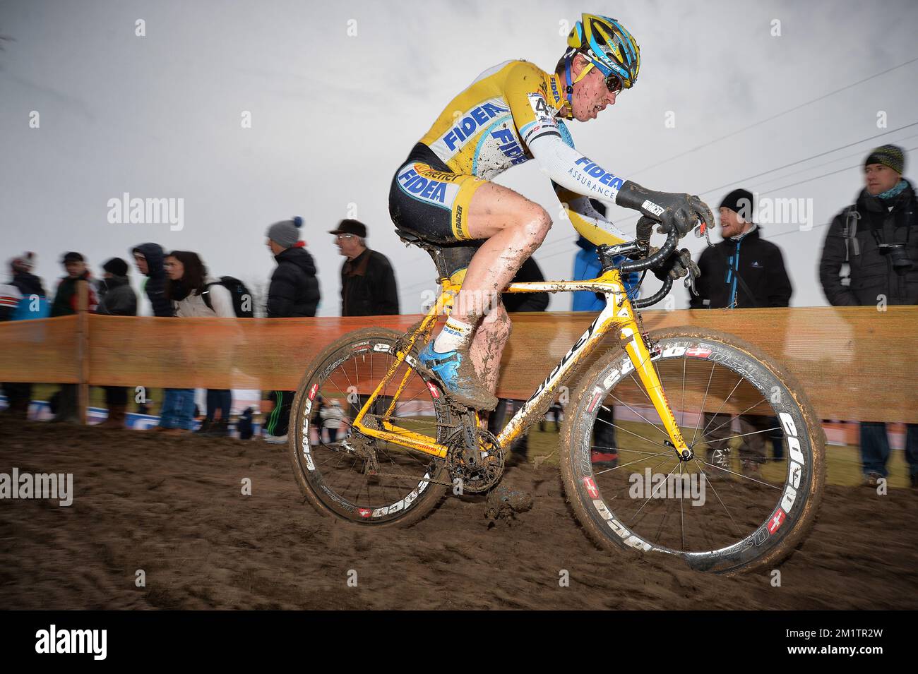 20140126 - NOMMAY, FRANCE: Belgian Niels Albert in action during the ...