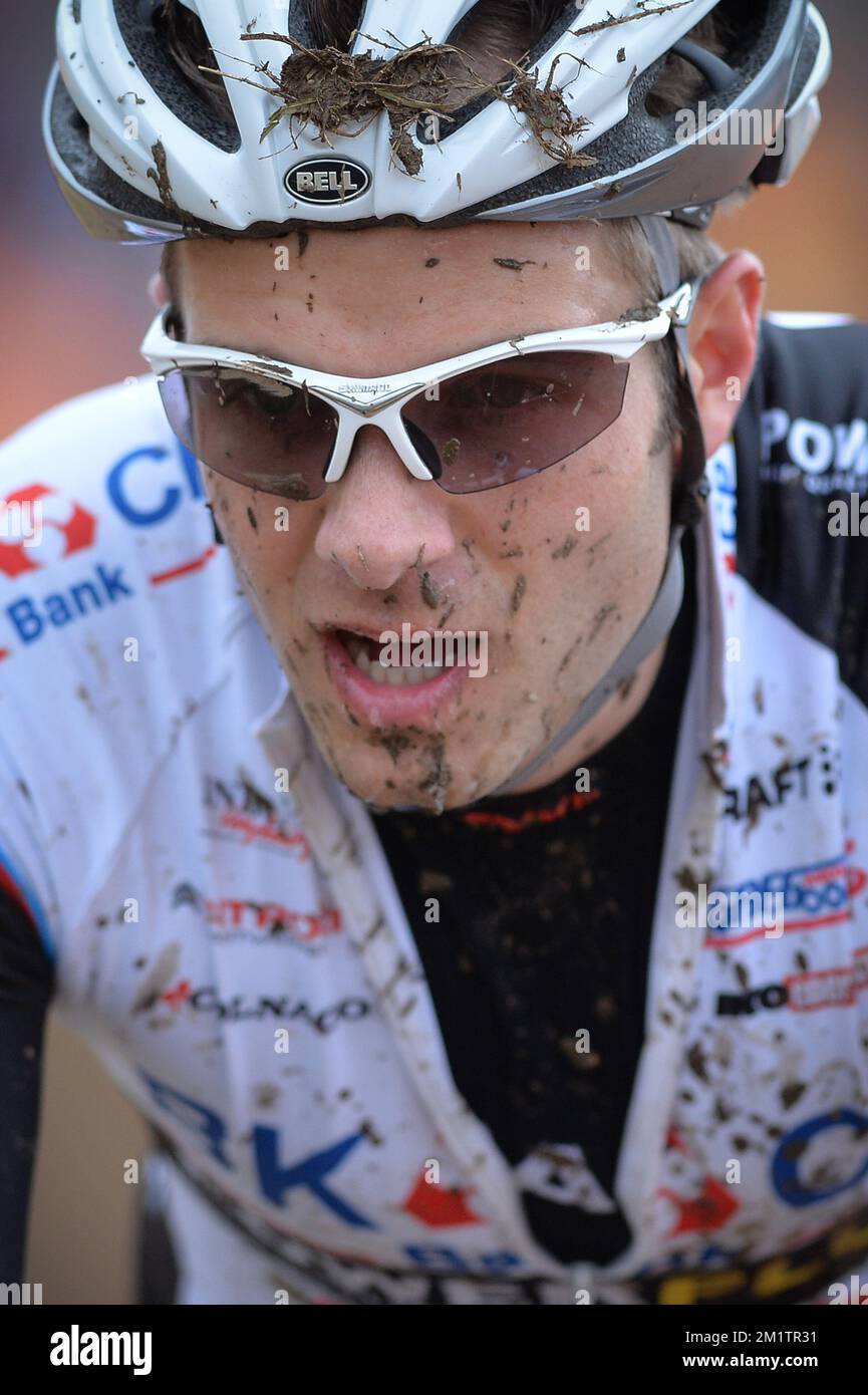 20140126 - NOMMAY, FRANCE: Belgian Niels Albert in action during the ...