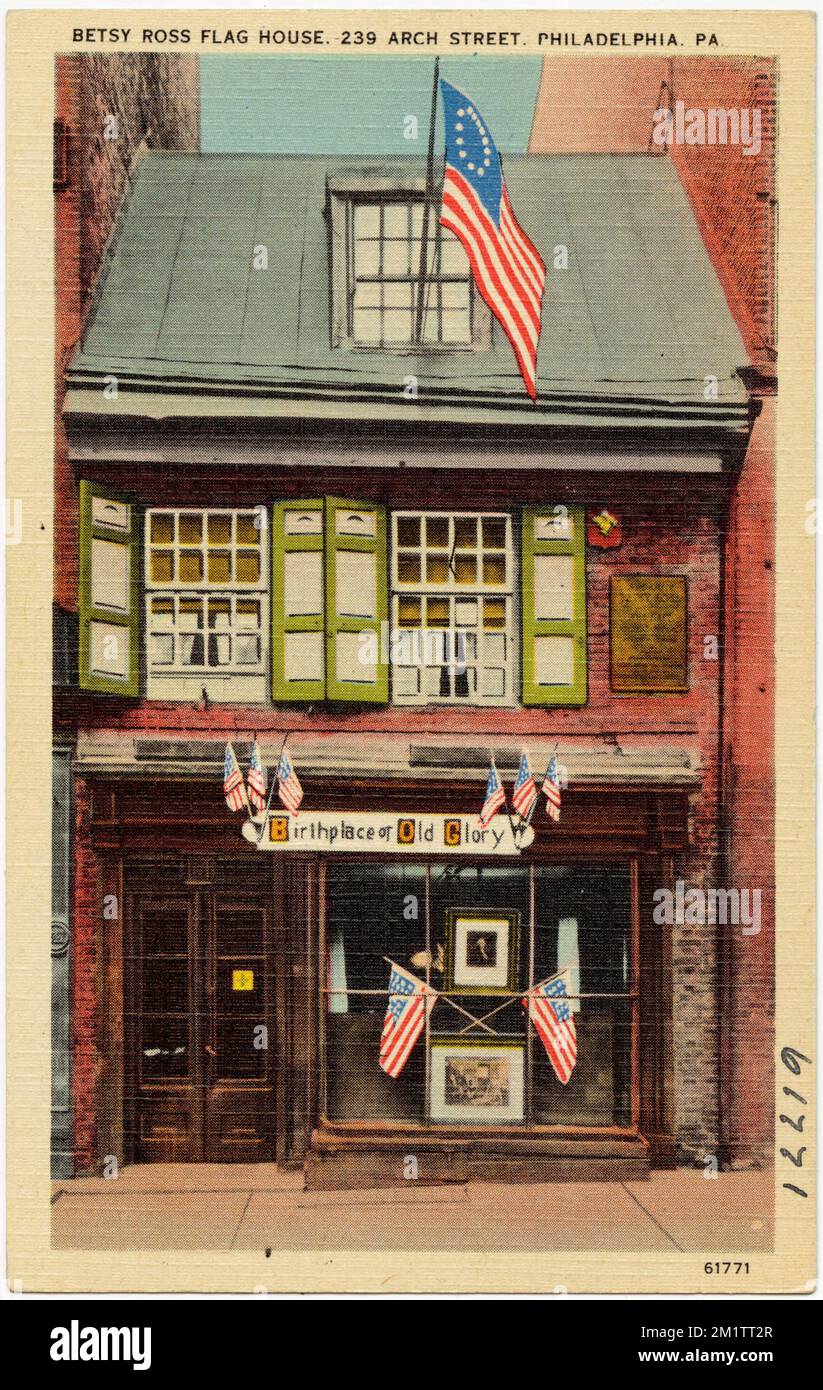Betsy Ross Flag House, 239 Arch Street, Philadelphia, PA. , Houses ...