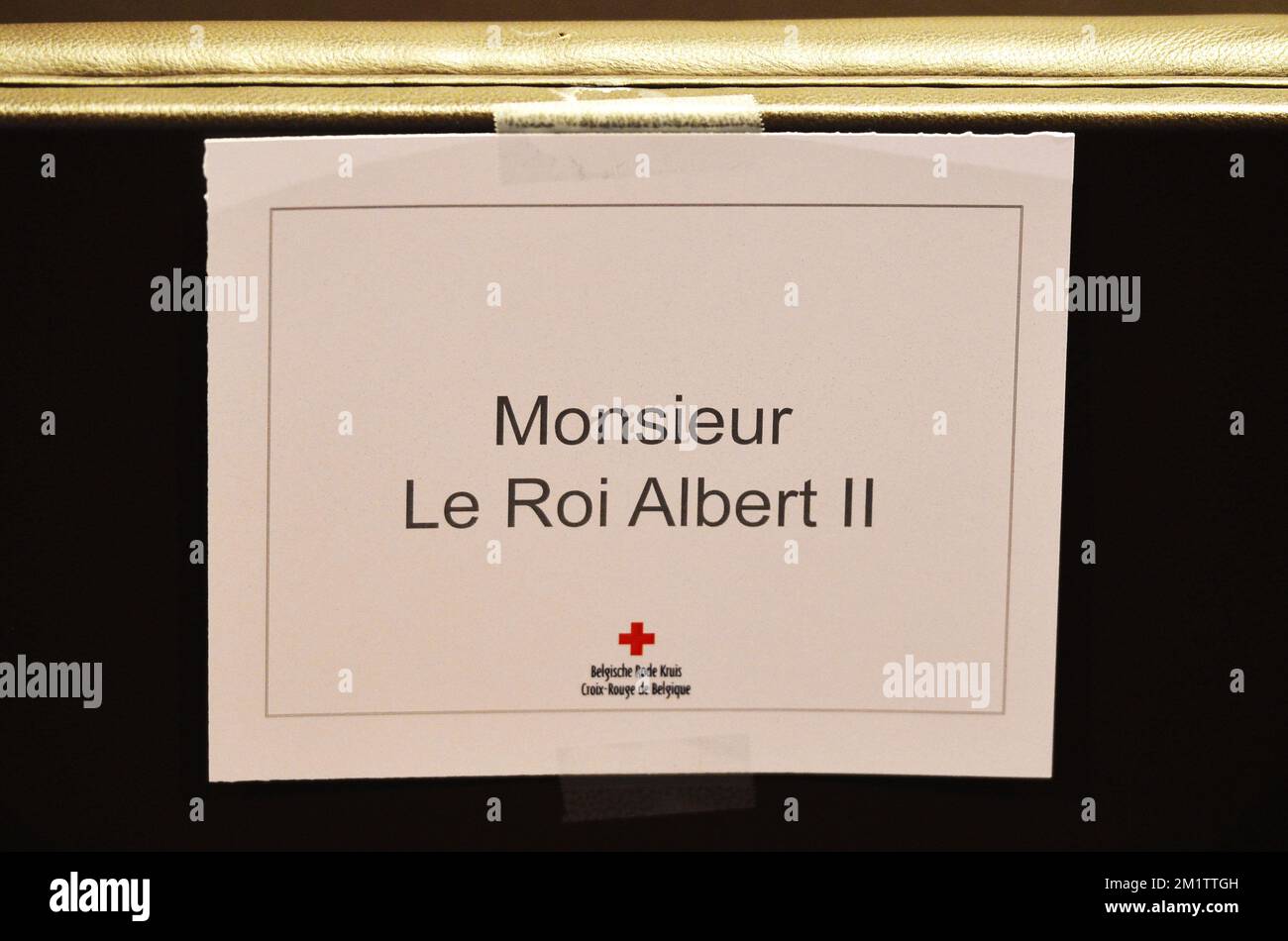 20140205 - BRUSSELS, BELGIUM: Illustration picture shows the name of ...