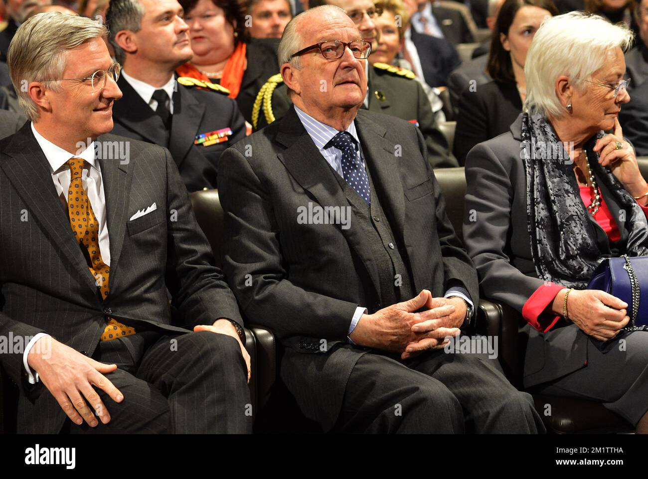 20140205 - BRUSSELS, BELGIUM: King Philippe - Filip, his parents King ...