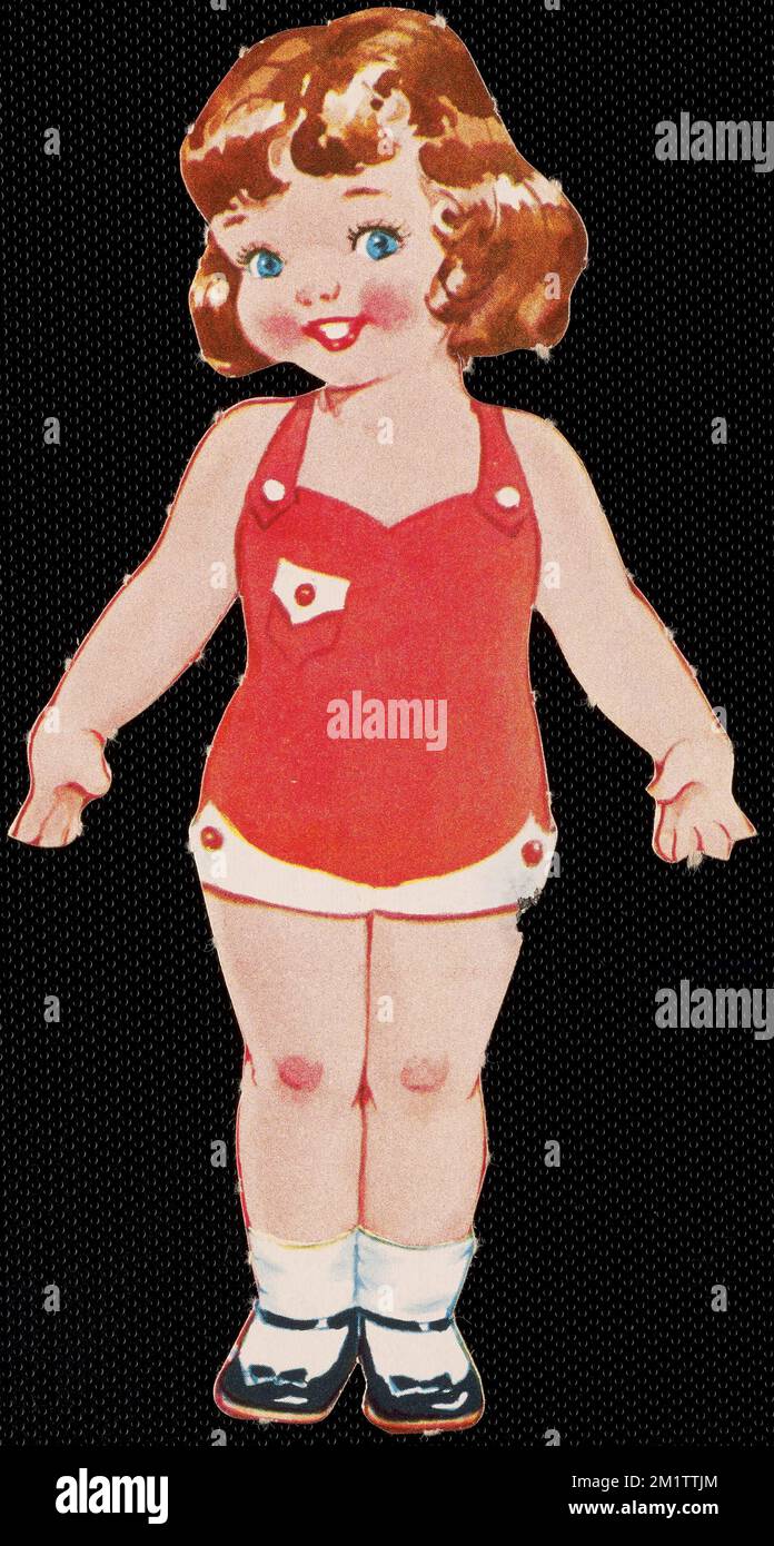 Betty paper doll with head turned to the left , Bloomers. Phyllis Tyler ...