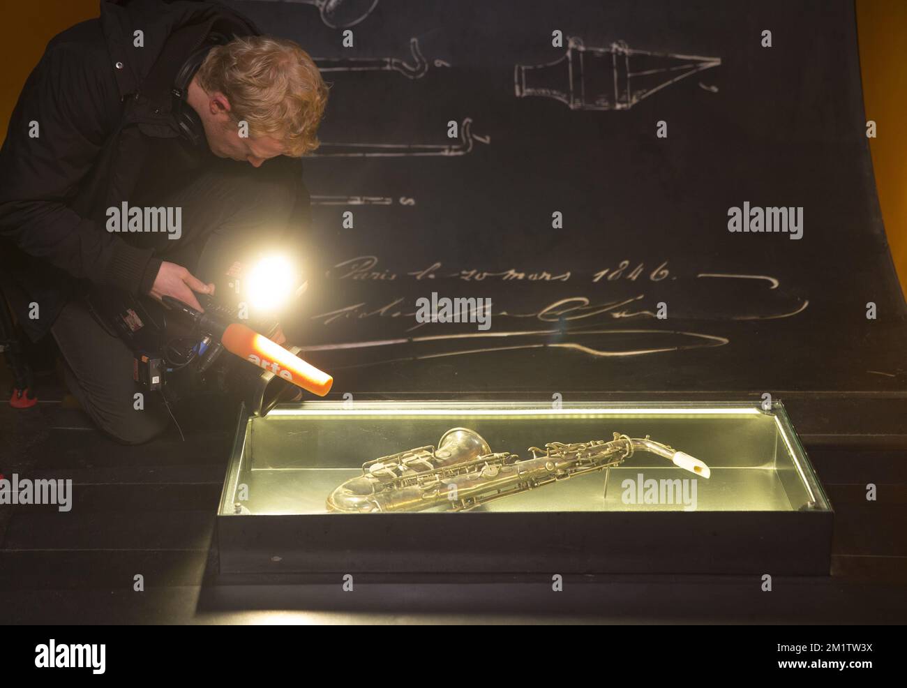 20140205 - BELGIUM, DINANT: Adolphe Sax was a Belgian musical ...