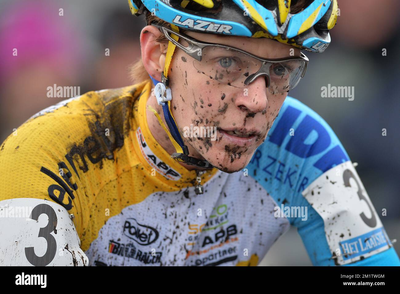 20140209 - HOOGSTRATEN, BELGIUM: Belgian Ellen Van Loy pictured after ...