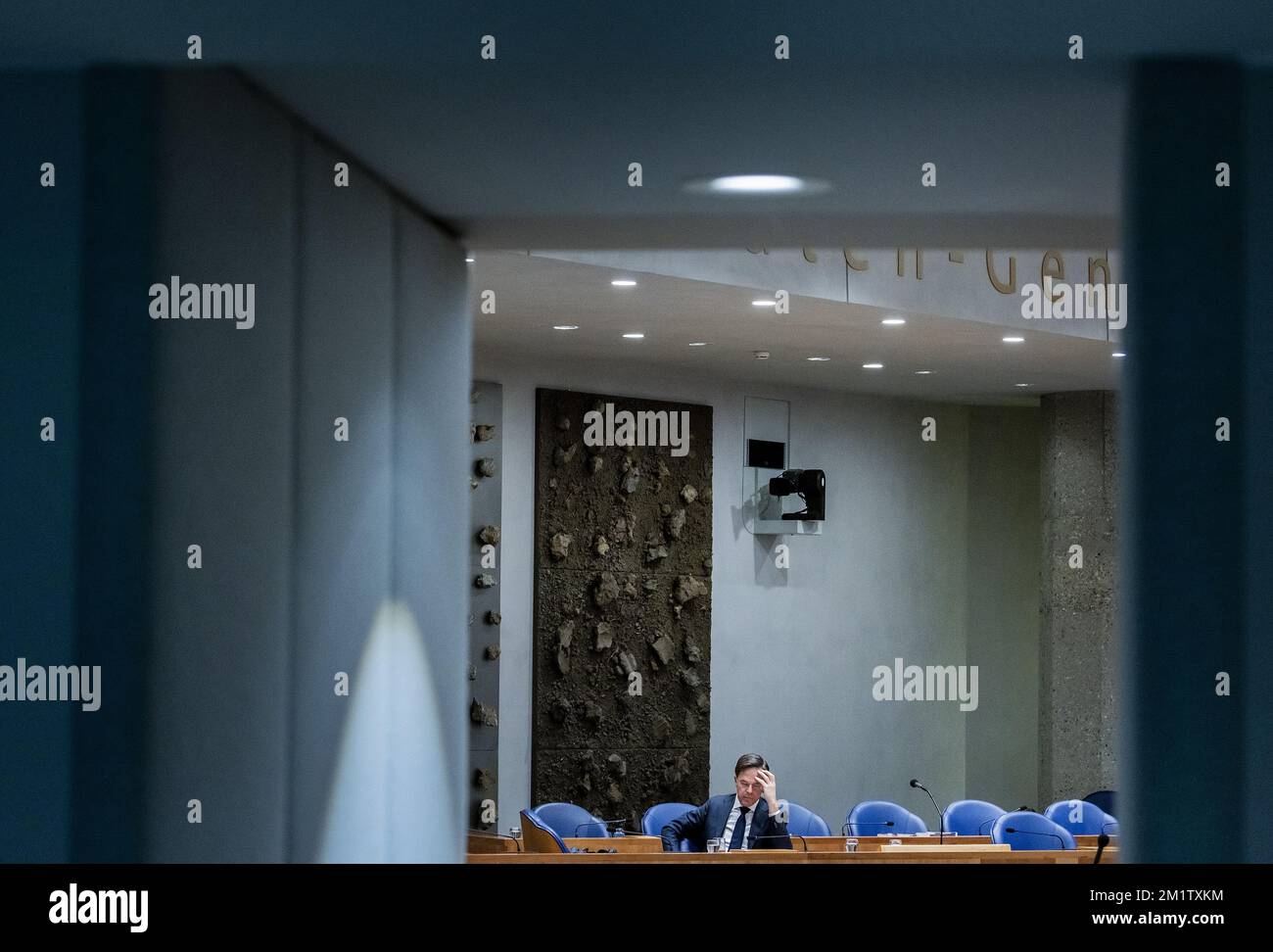 THE HAGUE - Prime Minister Mark Rutte in the House of Representatives ...