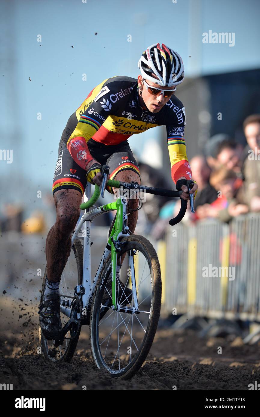 20140216 - EEKLO, BELGIUM: Belgian national champion Sven Nys pictured ...