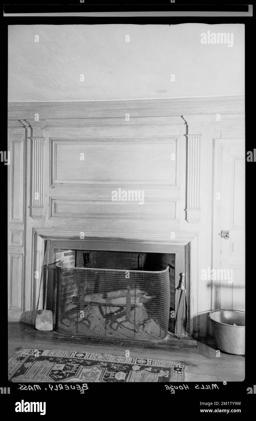 Beverly, Mills House, fireplace , Interiors, Fireplaces. Samuel ...