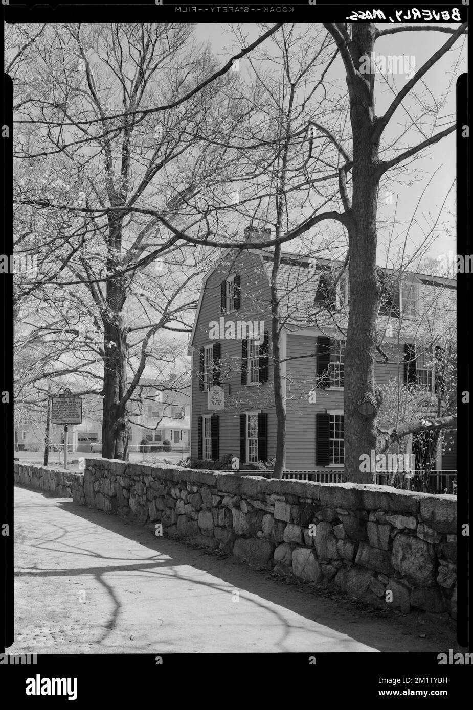 Beverly Hale House Architecture Dwellings Stone Walls Samuel Chamberlain Photograph