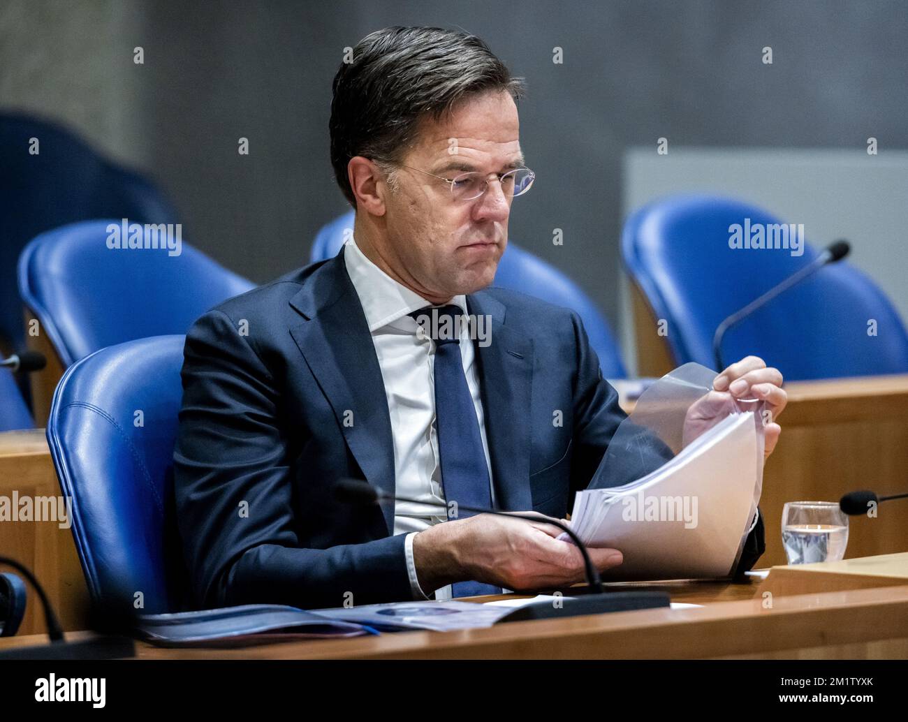 THE HAGUE - Prime Minister Mark Rutte in the House of Representatives ...