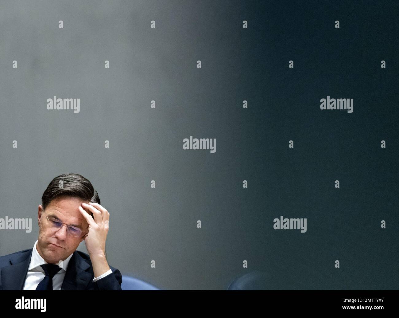 THE HAGUE - Prime Minister Mark Rutte in the House of Representatives ...