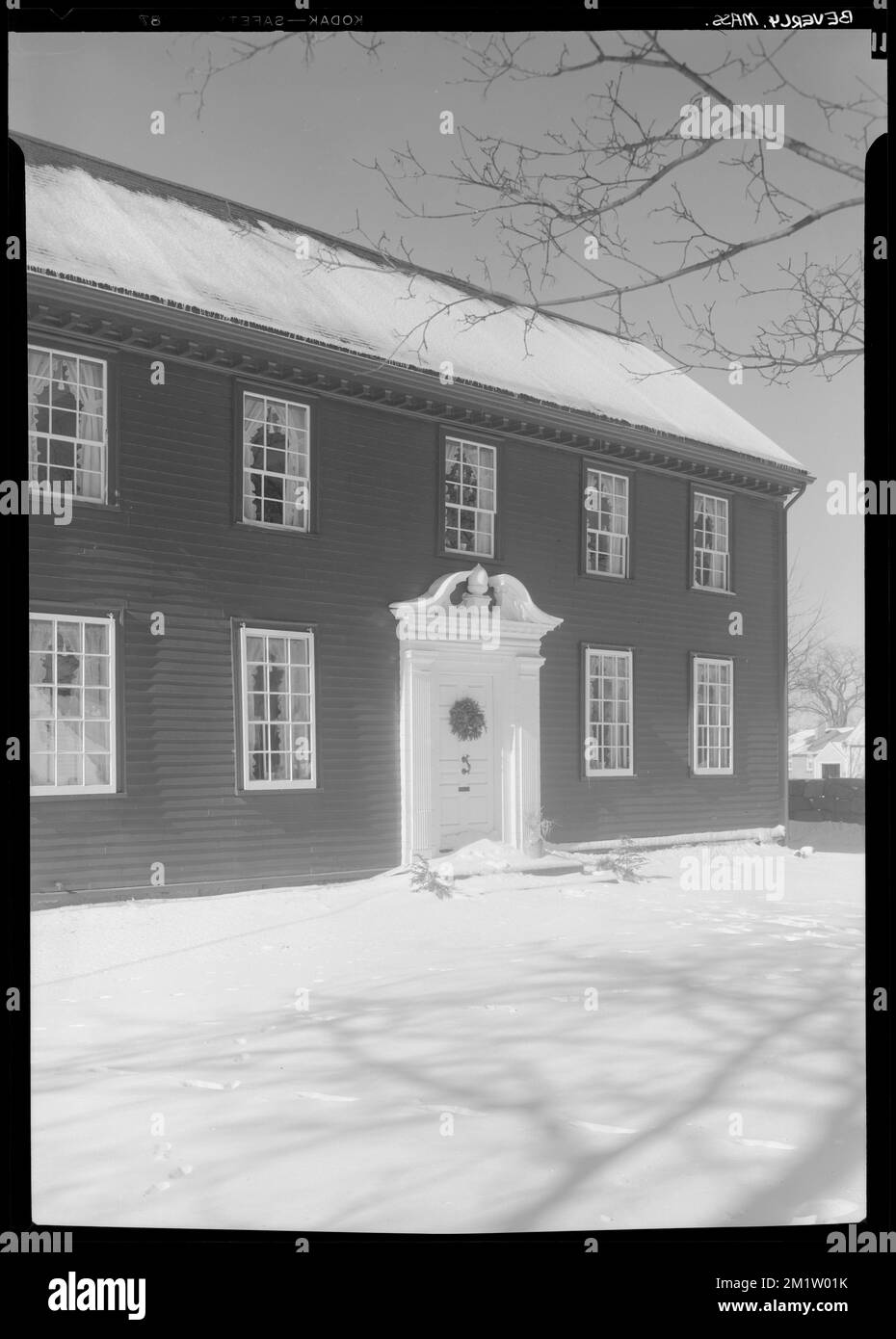 Beverly, snow , Architecture, Dwellings, Doors & doorways, Snow. Samuel ...