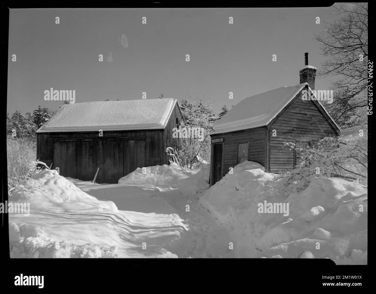 Beverly, snow , Architecture, Buildings, Snow. Samuel Chamberlain ...