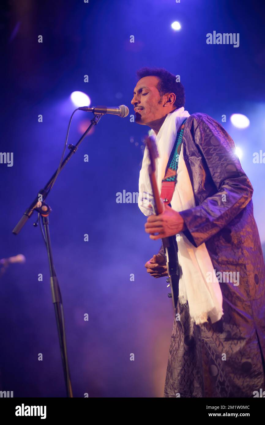 Bergen, Norway. 03rd, November 2022. Tuareg singer, songwriter and ...