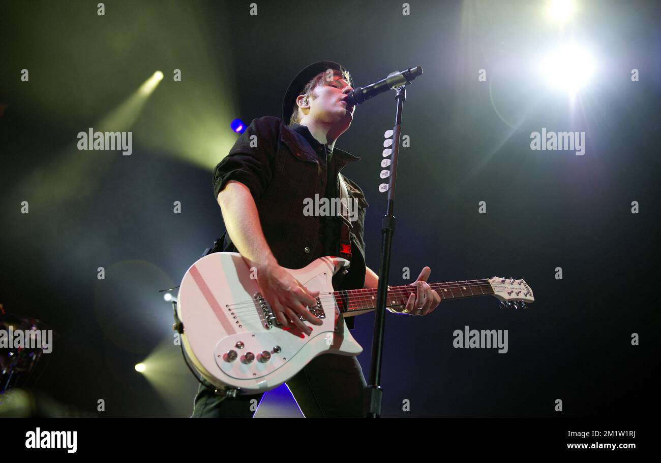 American band Fall Out Boy perform at the Heineken Music Hall ...
