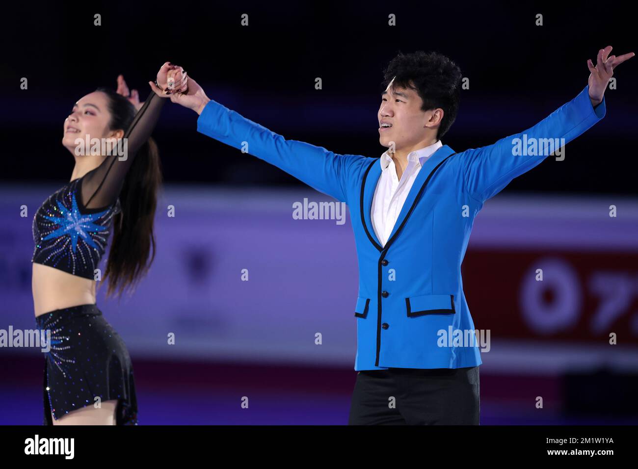 Turin, Italy, 11th December 2022. Hannah Lim and Ye Quan of Korea ...