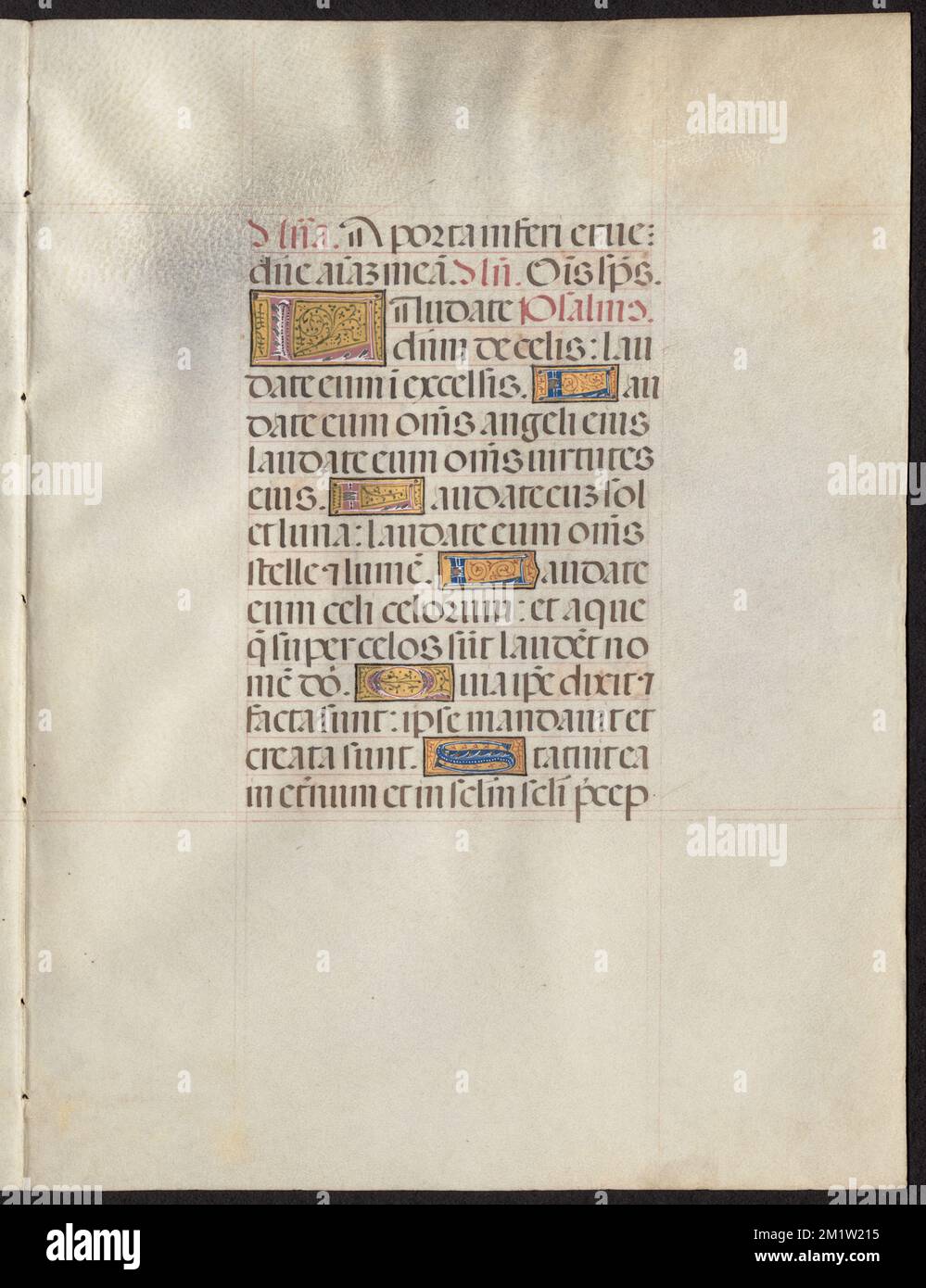 Bifolium from a 15th-century book of hours : in Latin ,. Medieval and ...