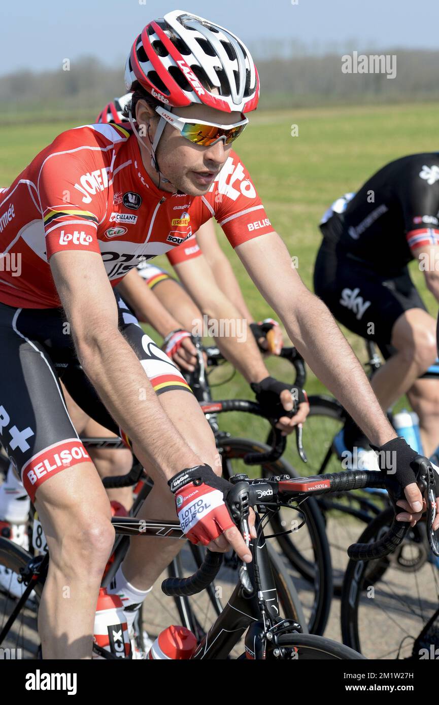 20140312 - BELLEVILLE, FRANCE: Belgian Sander Armee of Lotto - Belisol ...