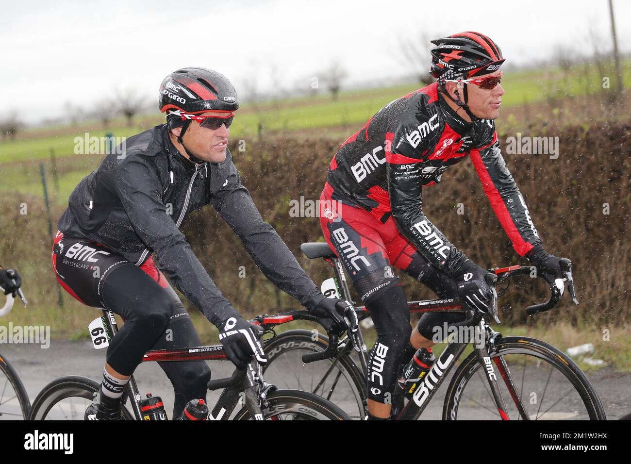 Belgian Greg Van Avermaet of BMC Racing Team and Belgian Philippe ...