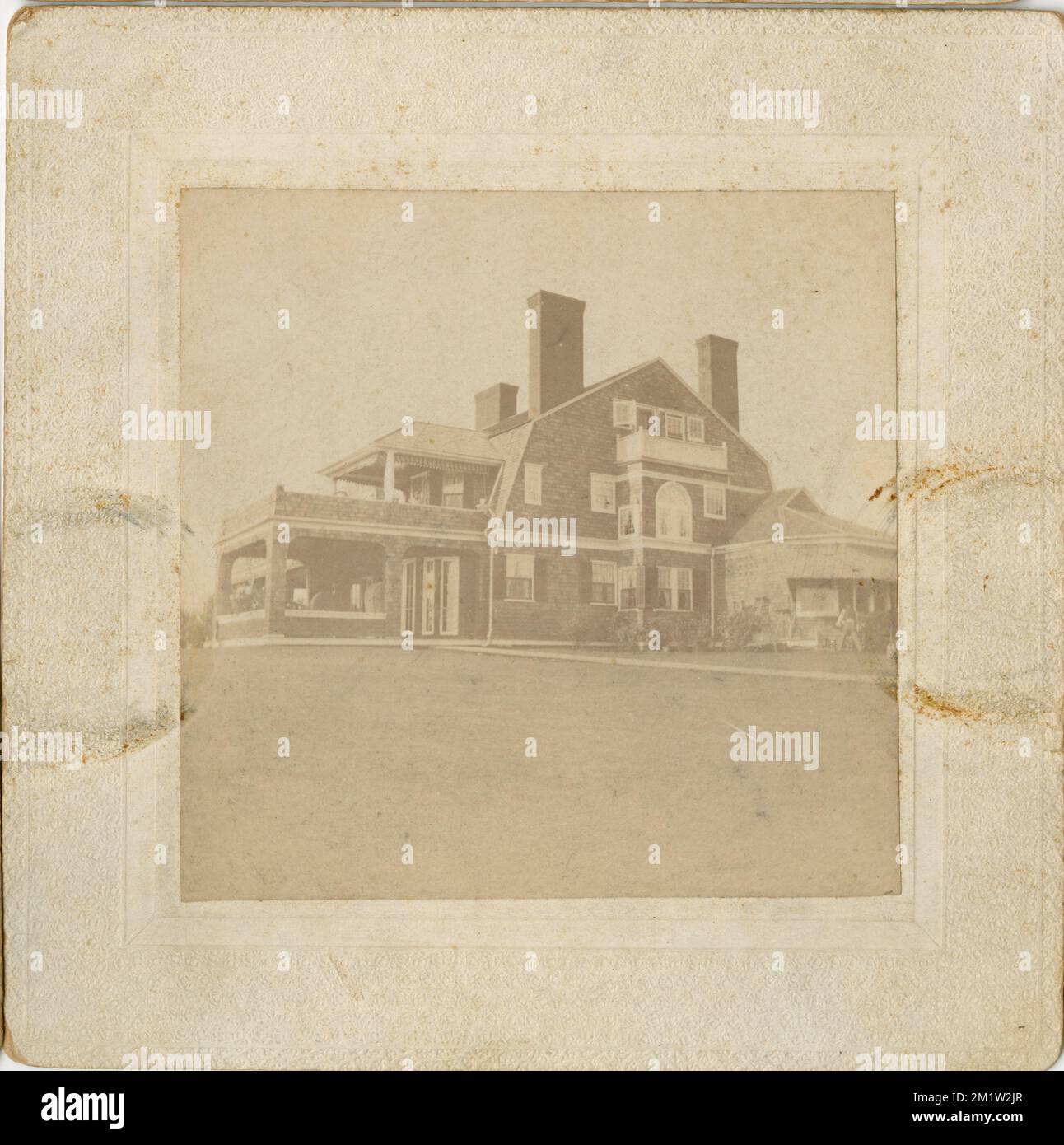 Big House, Whitney Estate , Buildings. Messenger Collection Stock Photo ...