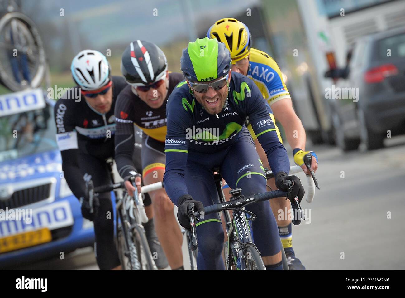 Belgian Gert Steegmans of team Omega Pharma - Quick Step, Belgian Stijn ...
