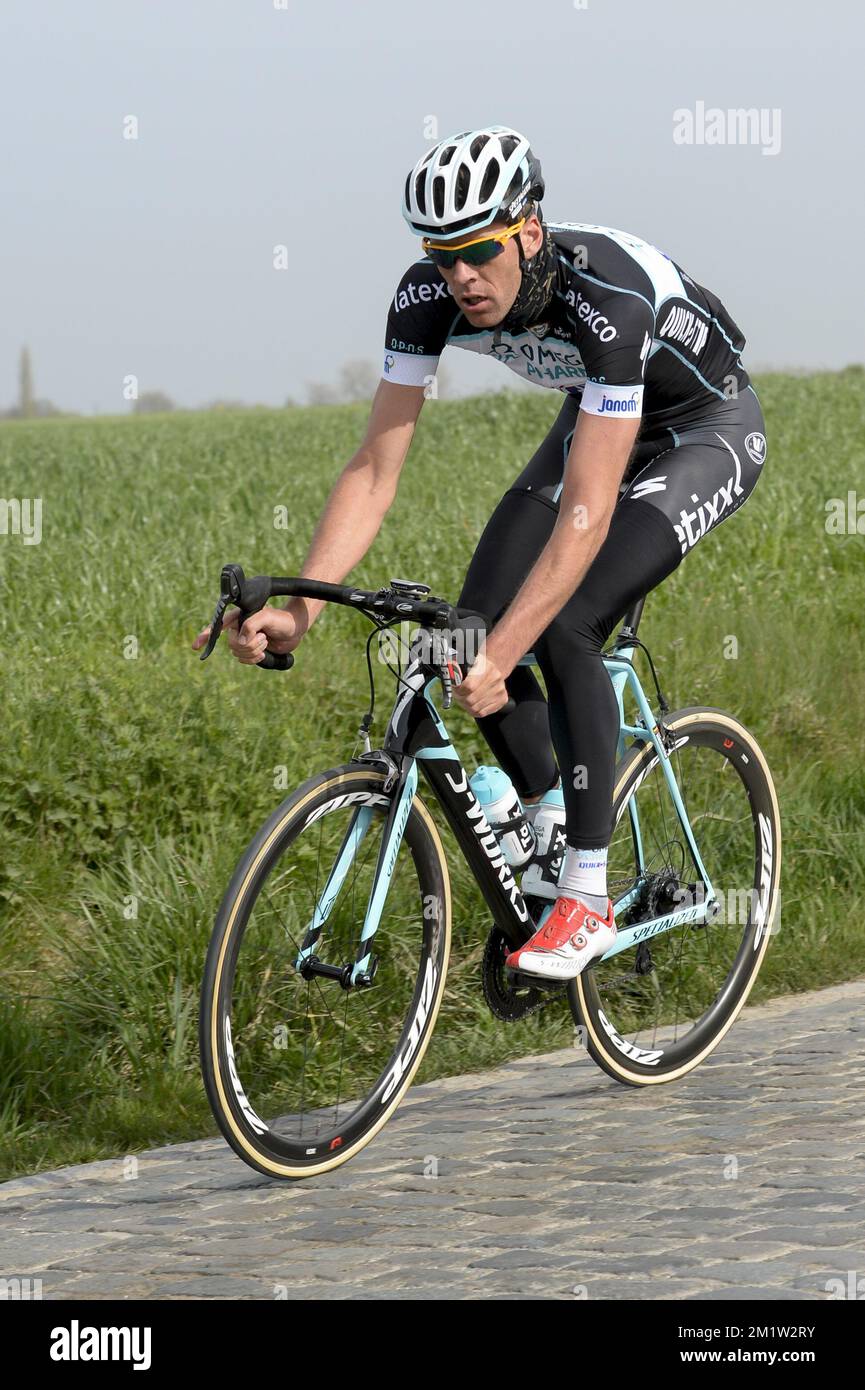 Belgian Stijn Vandenbergh of team Omega Pharma - Quick Step pictured in ...