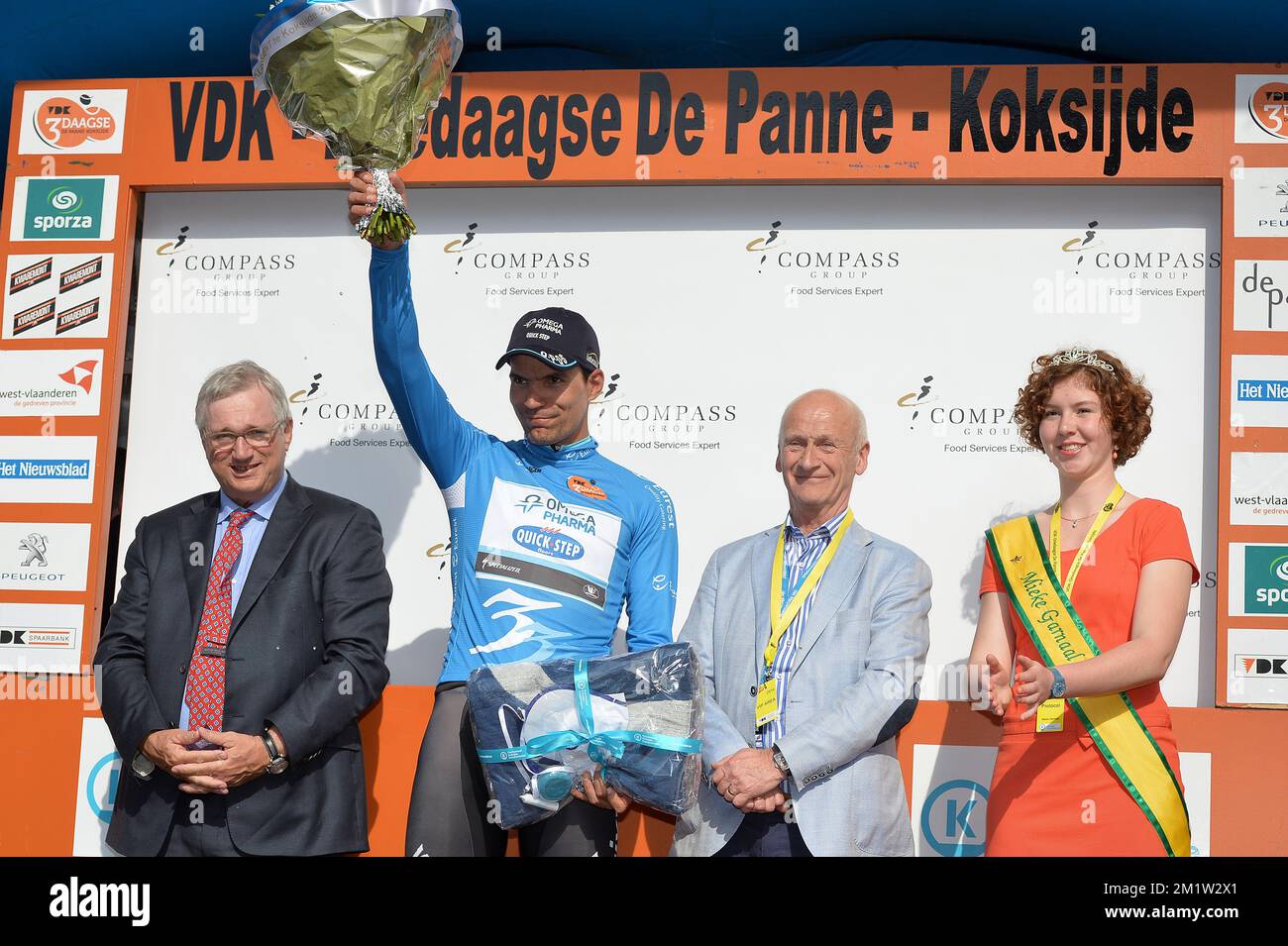 Leader in the general ranking Belgian Gert Steegmans of team Omega ...