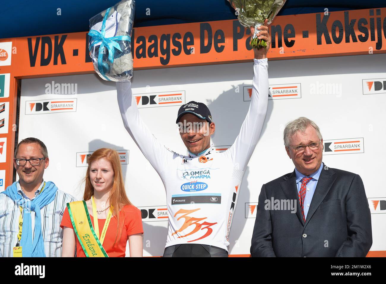 Leader in the general ranking Belgian Gert Steegmans of team Omega ...