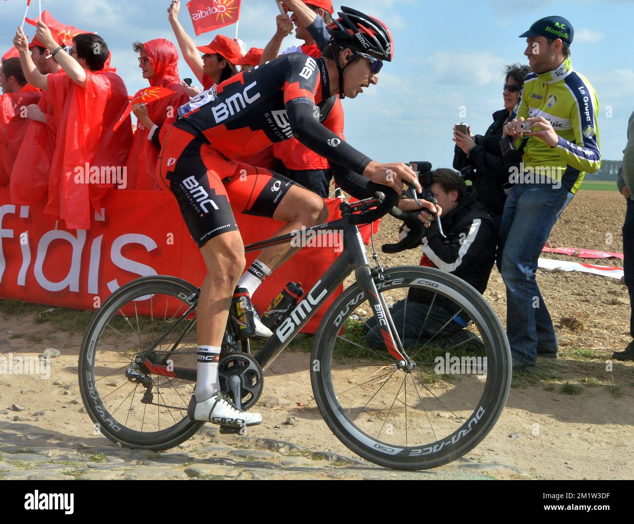 American Taylor Phinney of BMC Racing Team pictured in action during ...