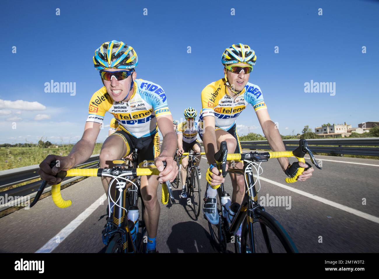 L-R, Niels Wubben and Thijs van Amerongen pictured during a training ...