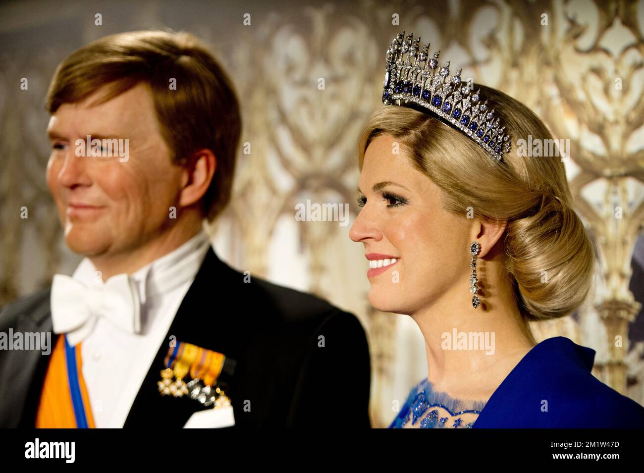 King Willem-Alexander and Queen Maxima of the Netherlands get their wax ...
