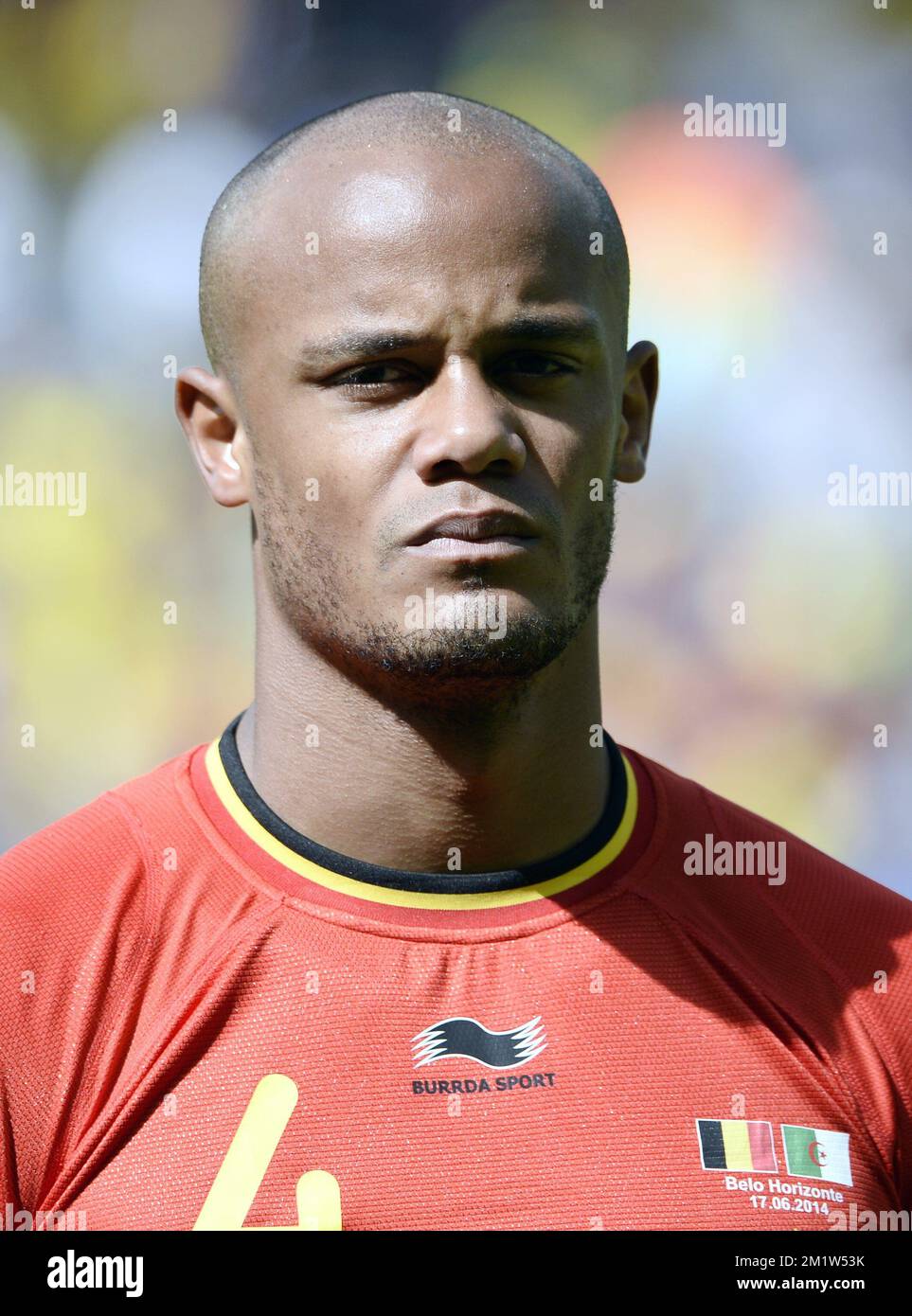 Belgium's Vincent Kompany pictured during a soccer game between Belgian ...
