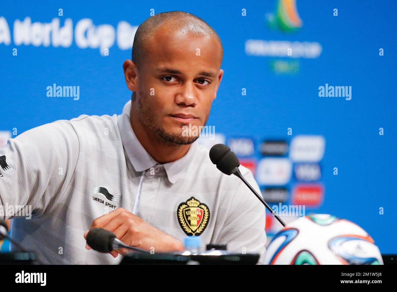 20140621 - RIO DE JANEIRO, BRAZIL: Belgium's Vincent Kompany pictured ...