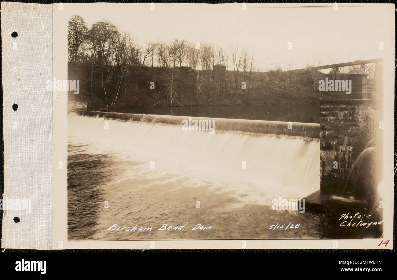 Bircham Bend, dam, Springfield, Mass., May 15, 1928 , Stream-gaging ...
