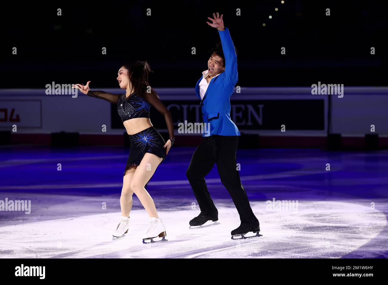 Turin, Italy, 11th December 2022. Hannah Lim and Ye Quan of Korea ...