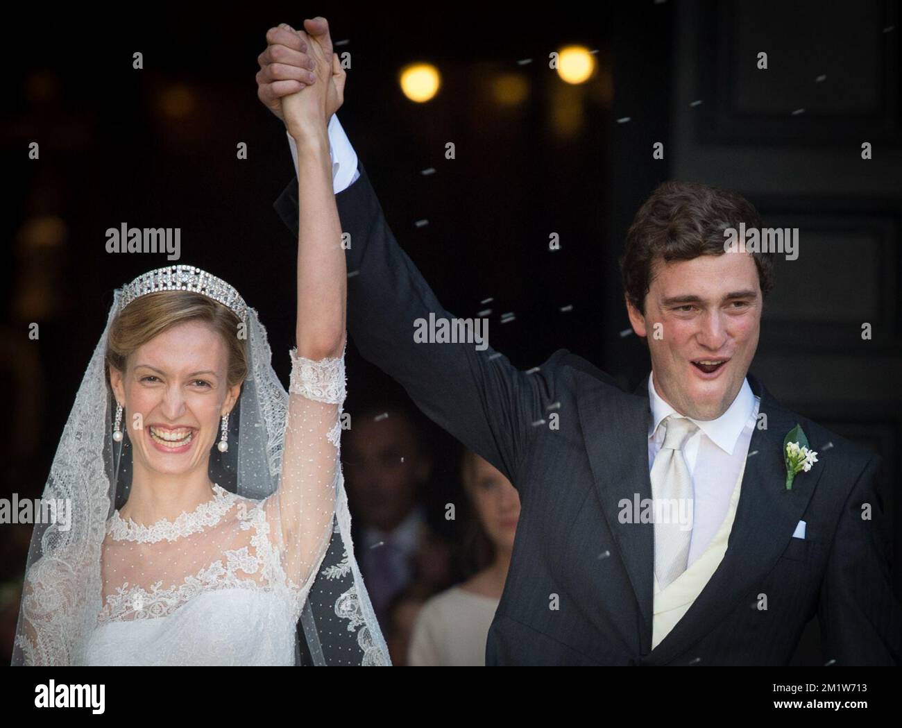 Elisabetta Rosboch von Wolkenstein and Prince Amedeo pictured after the ...