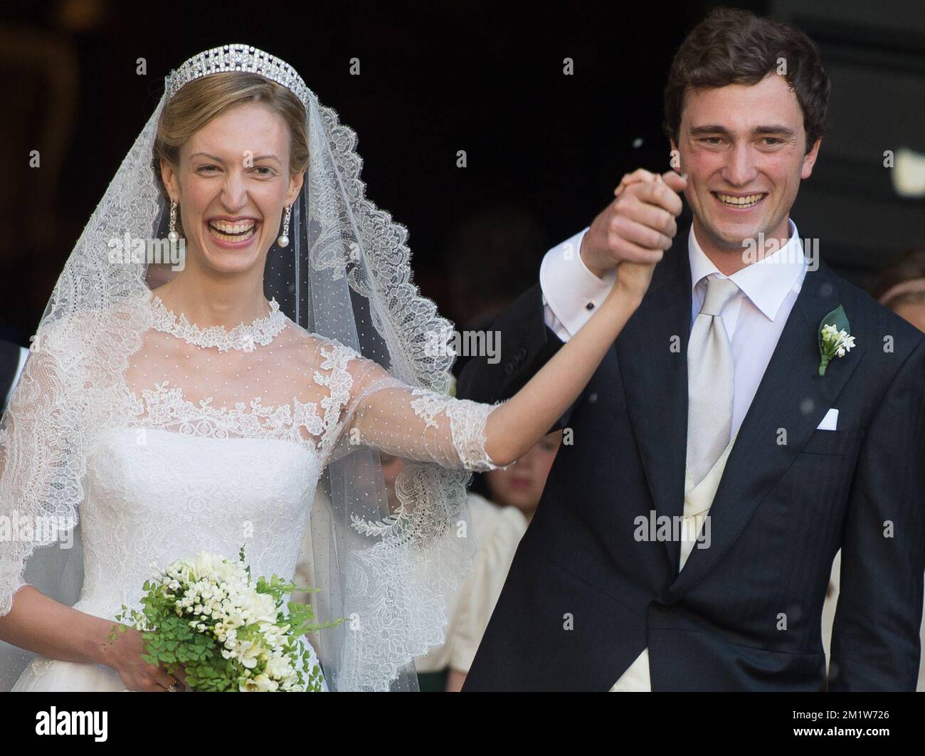 Elisabetta Rosboch von Wolkenstein and Prince Amedeo pictured after the ...