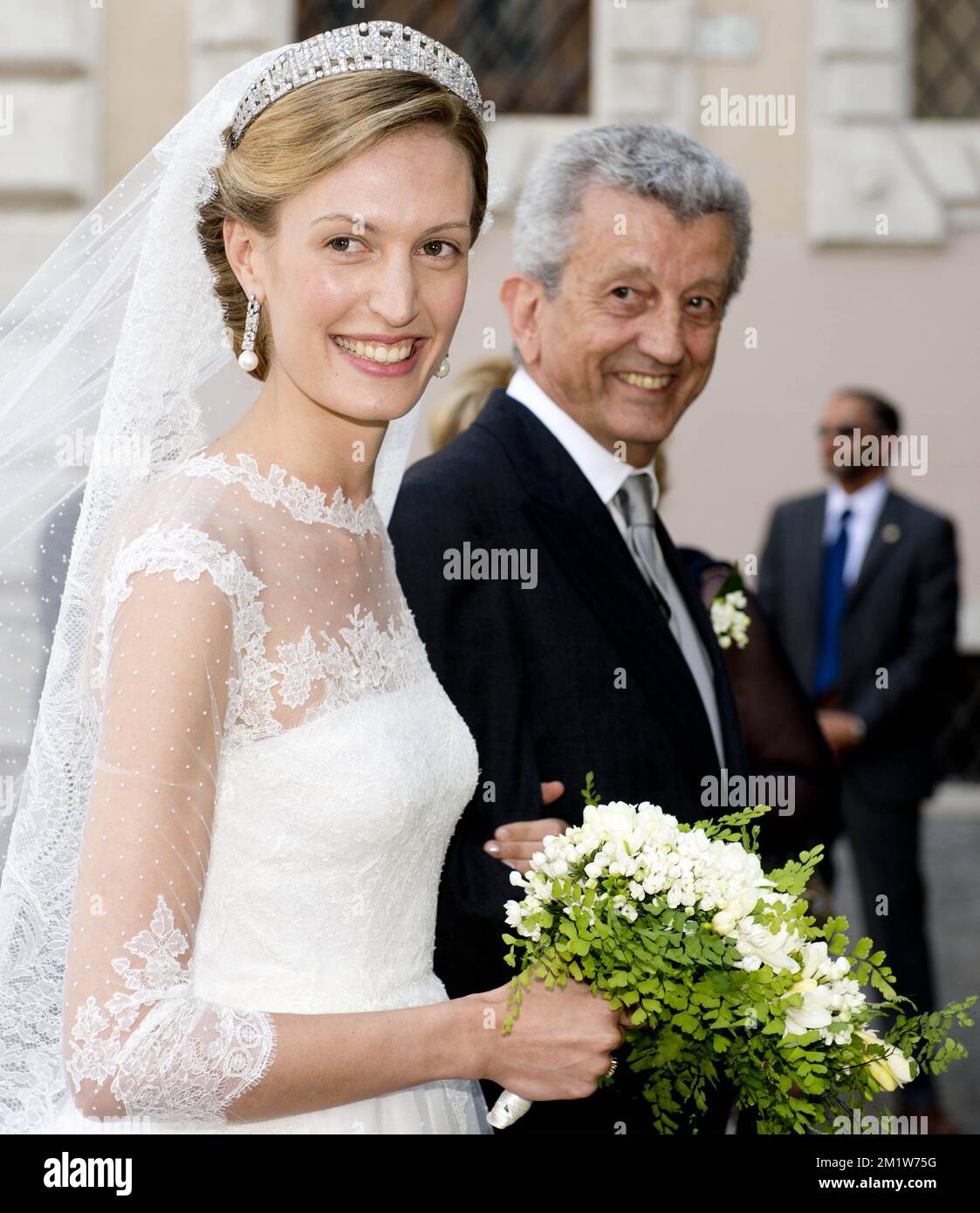 Wedding Royal marriage of Belgium Prince Amedeo and Lili (Elisabetta ...