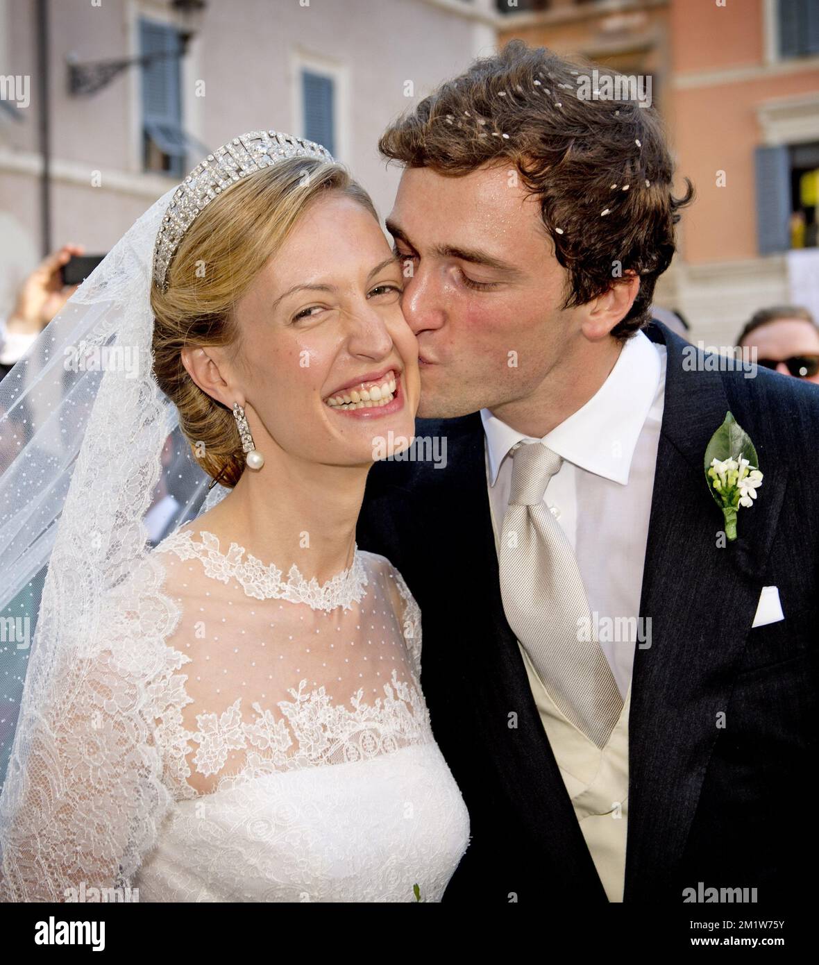Wedding Royal marriage of Belgium Prince Amedeo and Lili (Elisabetta ...