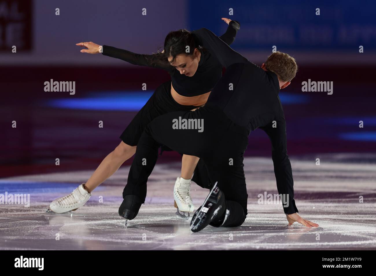 Turin, Italy, 11th December 2022. Ice Dance Silver Medalists Madison ...