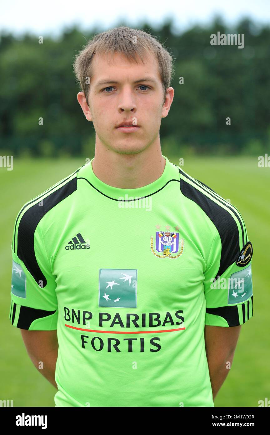 Davy Roef poses for the photographer during the 2014-2015 season photo ...